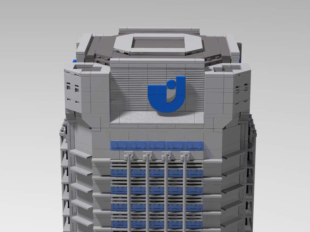 LEGO MOC Union-Investment Hochhaus by Che_Pepe | Rebrickable - Build ...