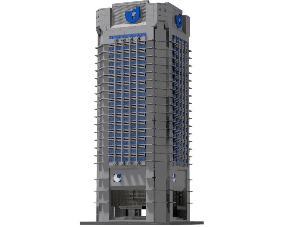 LEGO MOC Union-Investment Hochhaus by Che_Pepe | Rebrickable - Build ...