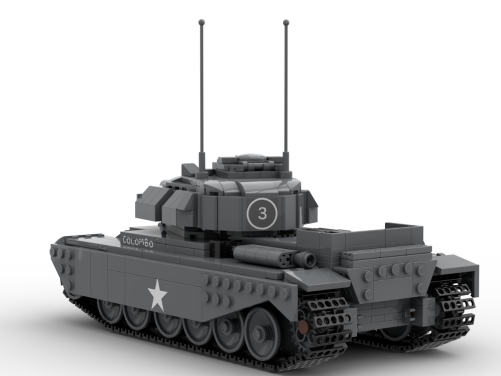 Lego Moc Centurion Mk 3 Tank V2 By Gunsofbrickston Rebrickable