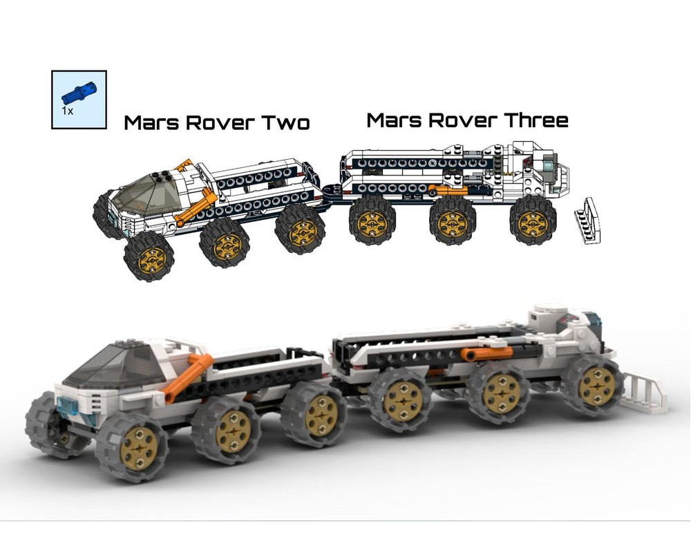 LEGO MOC Mars Rover Three (BOT-23005) by BummiOnTerra | Rebrickable ...