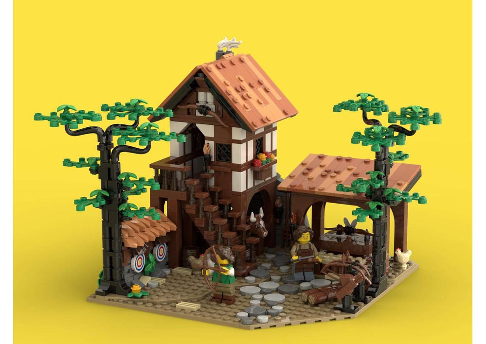 LEGO MOC Lion Knights' Archery Range (fitting to 10305) by lux.bricks ...