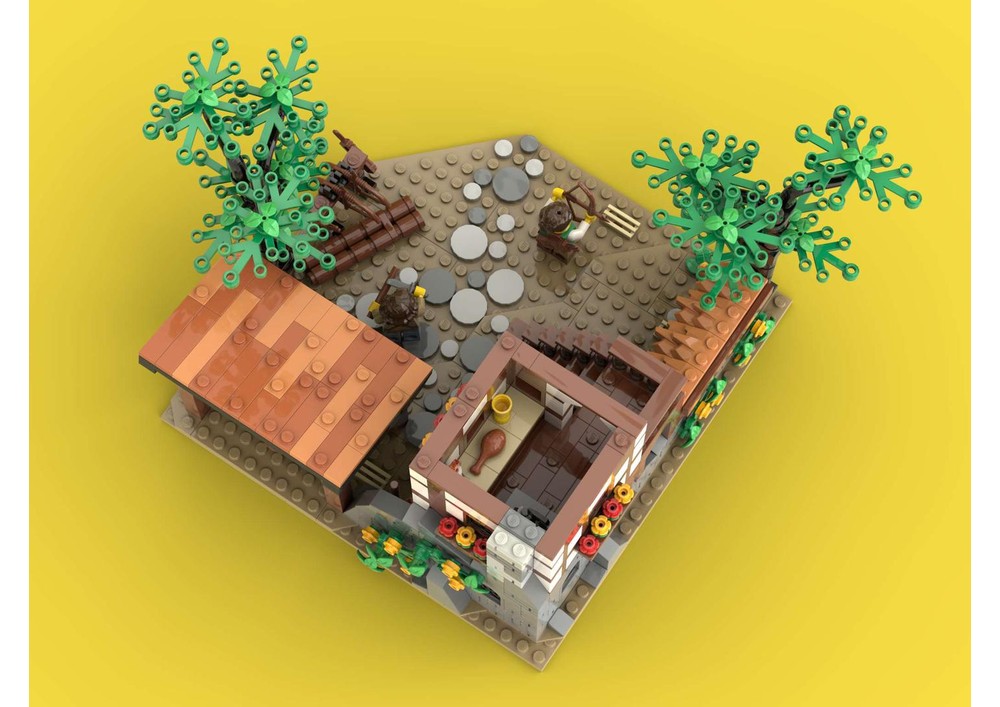 LEGO MOC Lion Knights' Archery Range (fitting to 10305) by lux.bricks ...