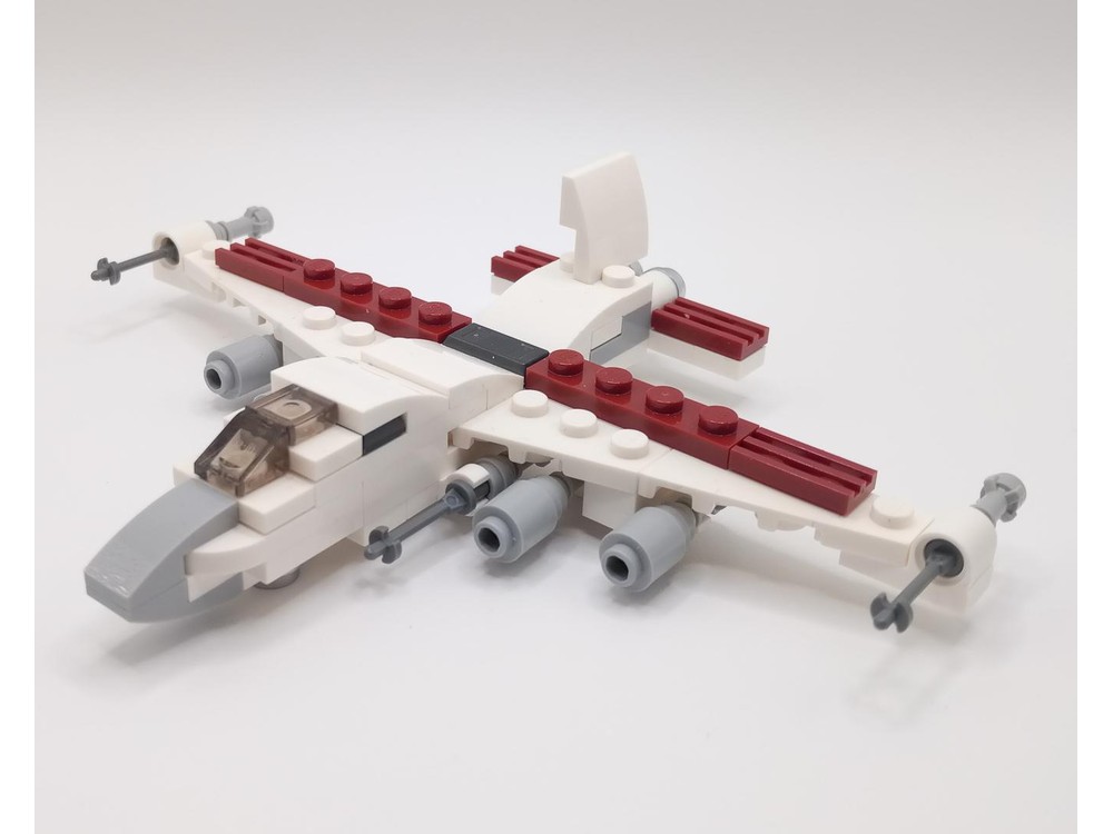 Lego Moc 30654 Fighter Jet By Dafeld Rebrickable Build With Lego