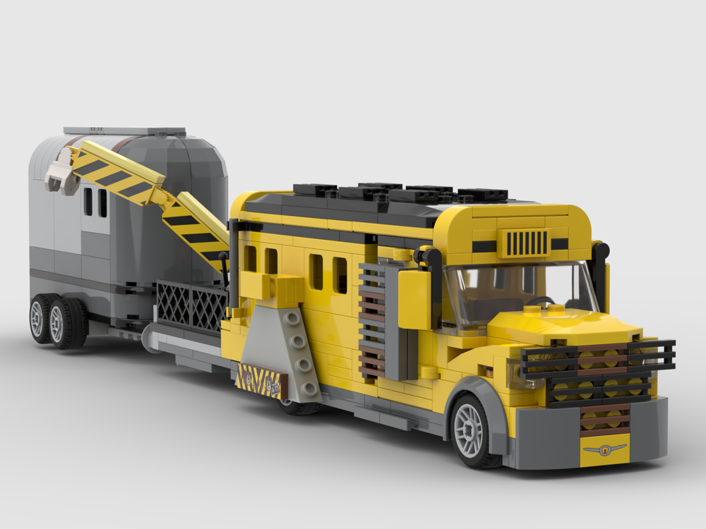 LEGO MOC School Bus Truck Caravan by PauloJorgeRamos | Rebrickable ...