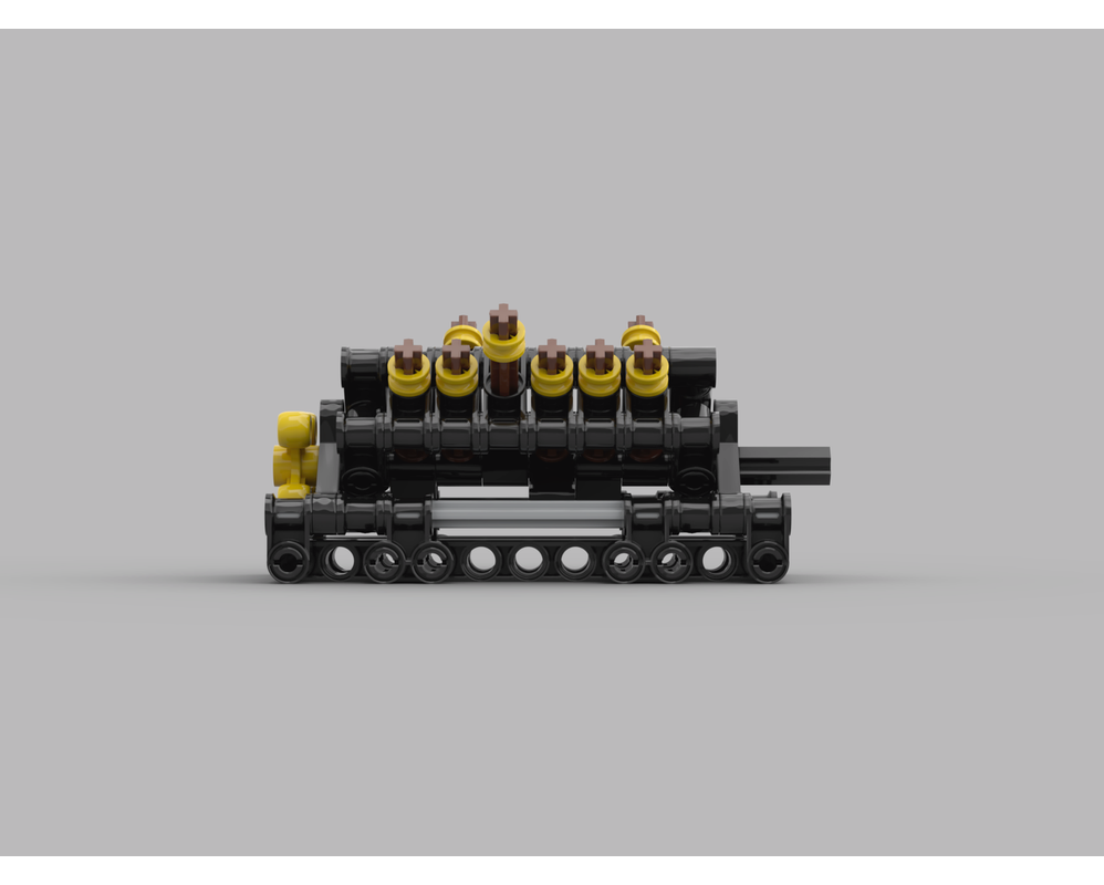 LEGO MOC Mini Engine V12 by @McCatty_TECH | Rebrickable - Build with LEGO