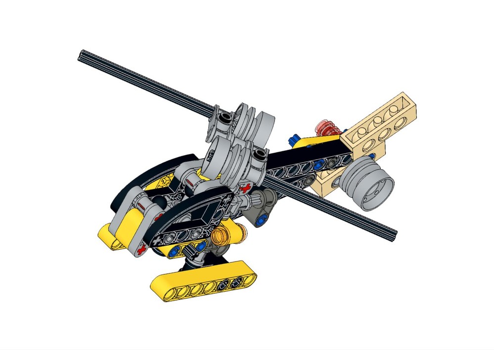 LEGO MOC Helicopter by NARP | Rebrickable - Build with LEGO