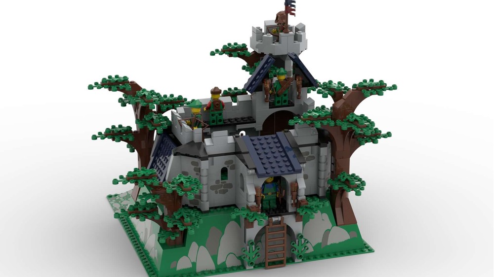 LEGO MOC-134552 Forestmen Hill Fort by kedvard | Rebrickable - Build ...