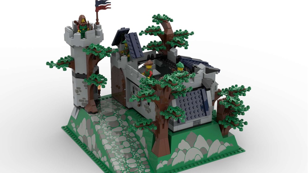 LEGO MOC-134552 Forestmen Hill Fort by kedvard | Rebrickable - Build ...