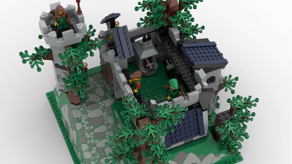 LEGO MOC Forestmen Hill Fort by kedvard | Rebrickable - Build with LEGO