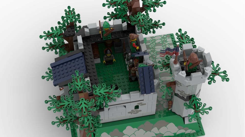 LEGO MOC-134552 Forestmen Hill Fort by kedvard | Rebrickable - Build ...