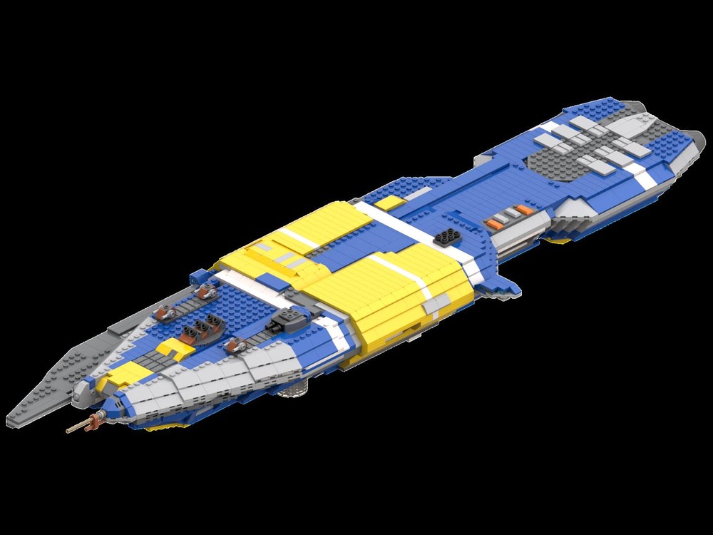 LEGO MOC Hiigaran Carrier T2 by DarthSoban | Rebrickable - Build with LEGO