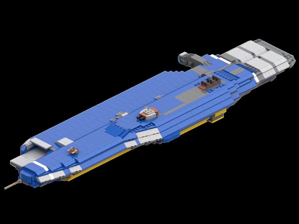 LEGO MOC Hiigaran Carrier T1 by DarthSoban | Rebrickable - Build with LEGO