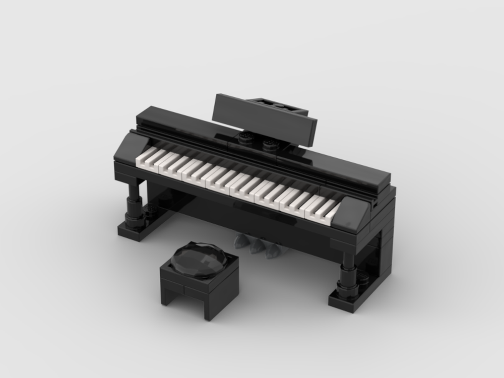 LEGO MOC Digital Piano by Npbrickcreations | Rebrickable - Build with LEGO