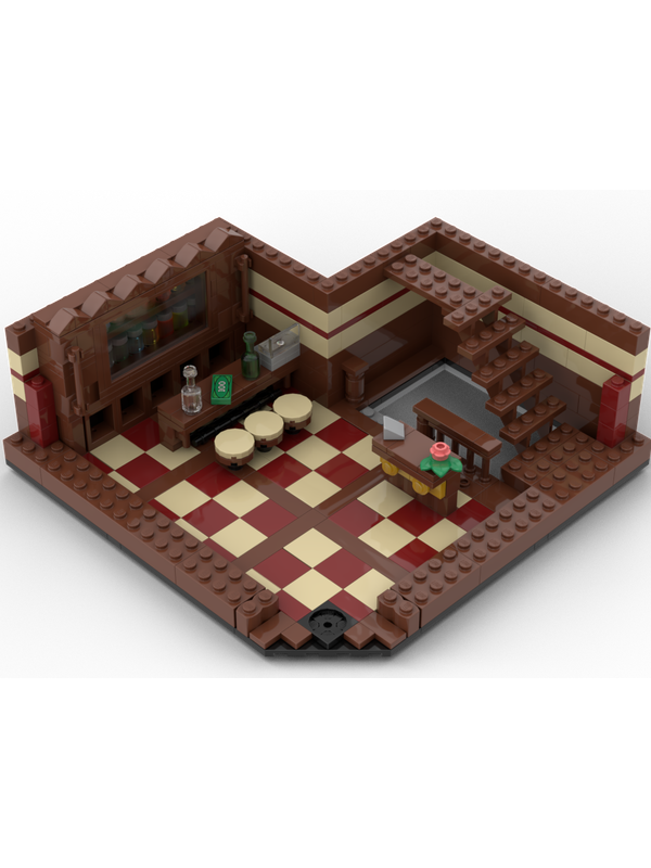 LEGO MOC Cafe Corner Upgraded by chinigla | Rebrickable - Build with LEGO