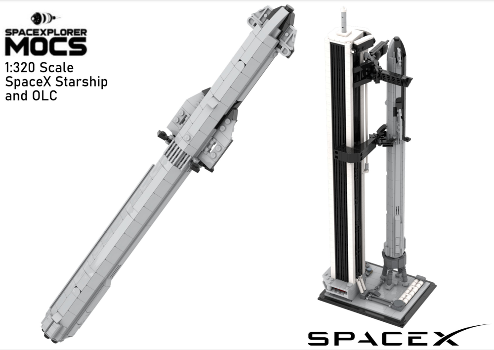 LEGO MOC 1:320 SpaceX Starship and Orbital Launch Complex by ...
