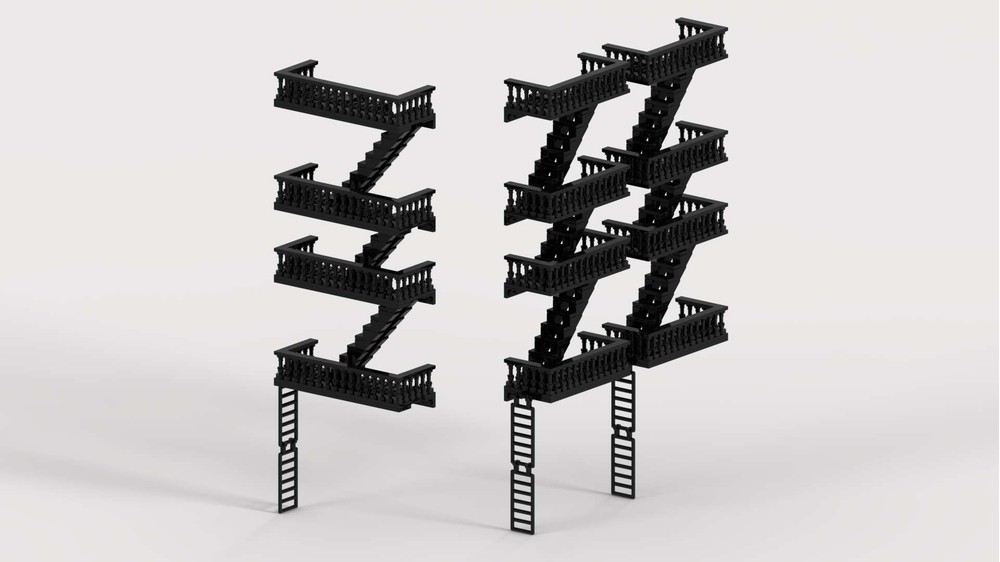 LEGO MOC Rays Occult Extra Floor with Fire Escapes by Brother Bear ...