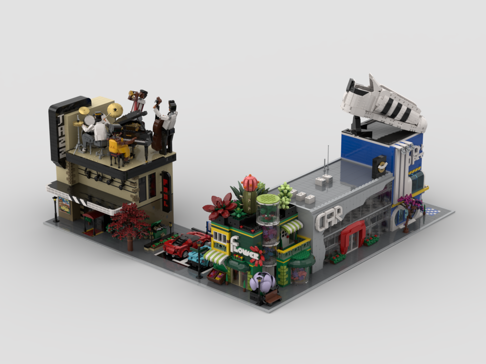 LEGO MOC Modular Display PACK | build from 5 MOCs by gabizon ...