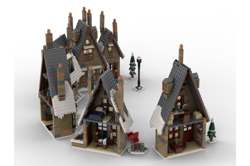 LEGO MOC Hogsmeade House Bundle by JD Bricks | Rebrickable - Build with LEGO