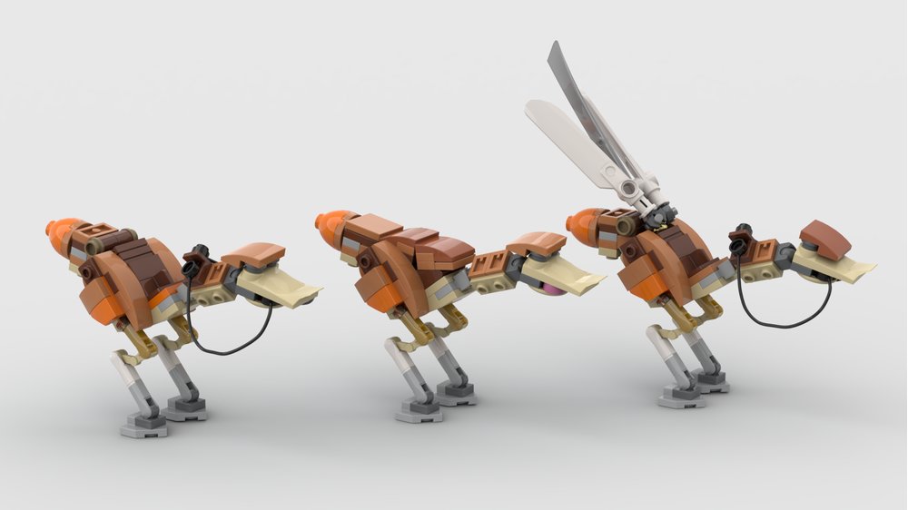 LEGO MOC-134674 Gungan Grand Army Kaadu by BigJudge | Rebrickable ...