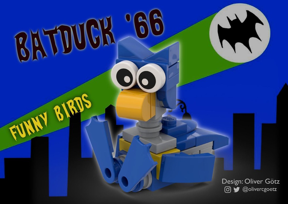 LEGO MOC Funny Birds: Batduck '66 by olivercgoetz | Rebrickable - Build ...
