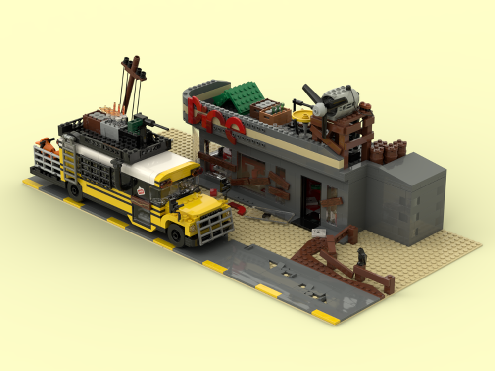 Lego Moc Post Apocalyptic School Bus The Battlebus By Jameshigson0512