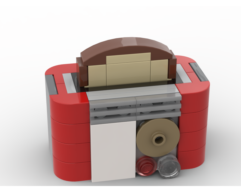 LEGO MOC mini toaster with bread (version1) by cassieLiu | Rebrickable ...