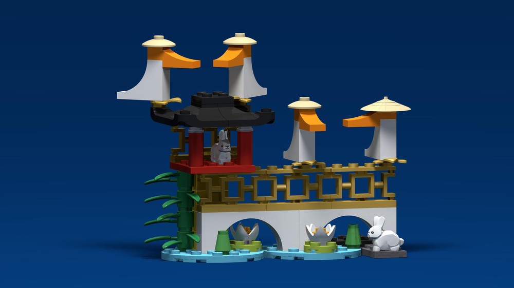 LEGO MOC 40605 Four Seagulls by mattking4 | Rebrickable - Build with LEGO