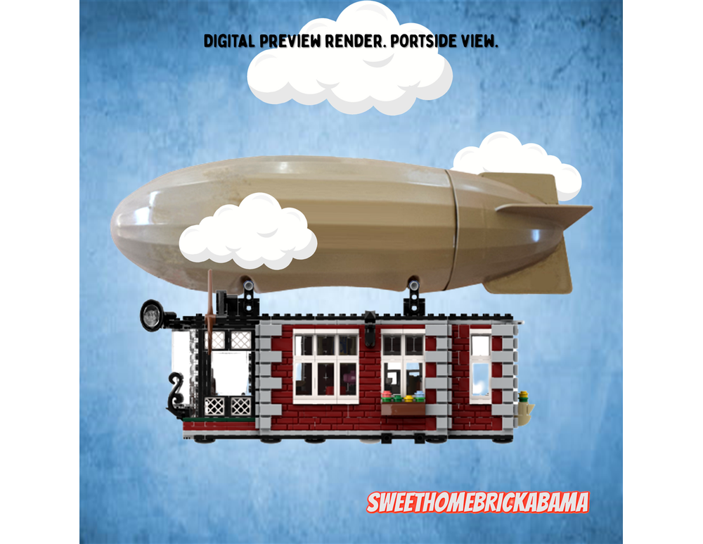LEGO MOC Commodore Pepper's House in the Sky by SweetHomeBrickabama ...