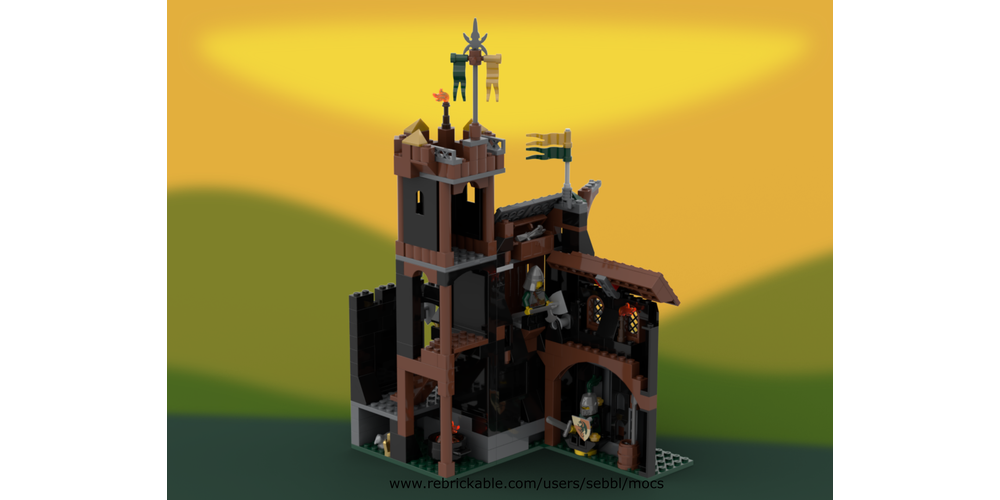 LEGO MOC Dragon Knight's Swamp Fortress from 7947 by sebbl ...