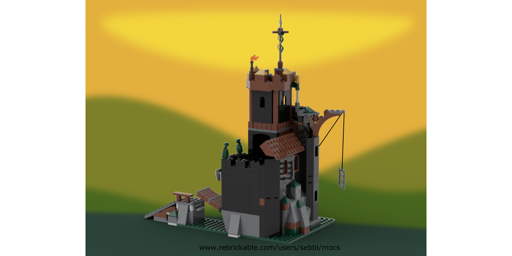 LEGO MOC Dragon Knight's Swamp Fortress from 7947 by sebbl ...