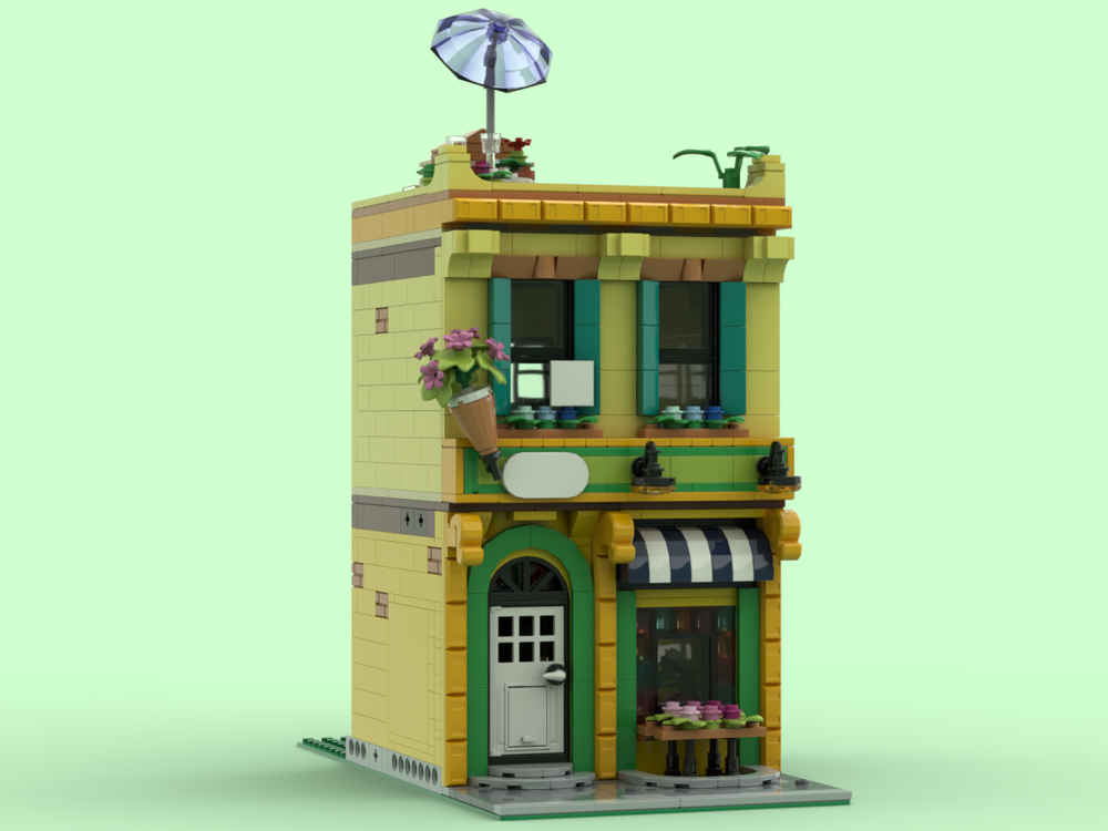 LEGO MOC Modular Bloom Shop - Modification of Part 3 of Set 41732 by ...