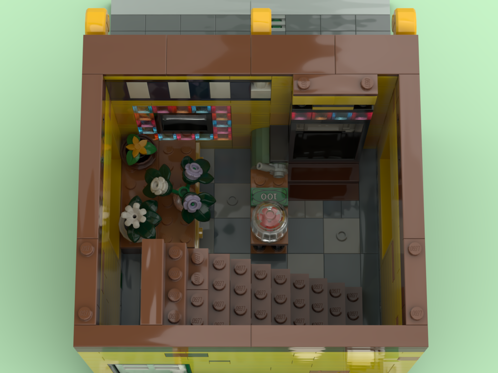 LEGO MOC Modular Bloom Shop - Modification of Part 3 of Set 41732 by ...