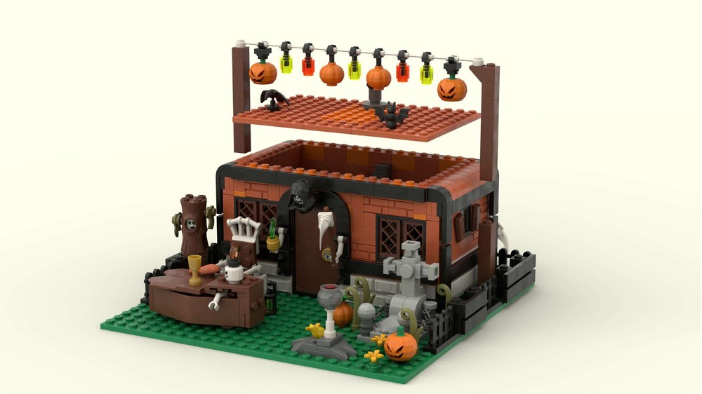 Lego Moc Halloween Camper By Legobricking Rebrickable Build With Lego