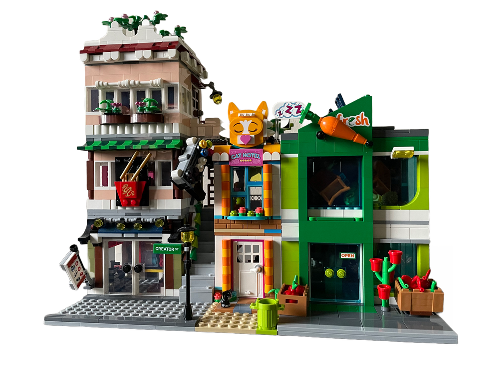 LEGO MOC Cat Hotel 41742 Modular Alternate Build by re-bricked ...