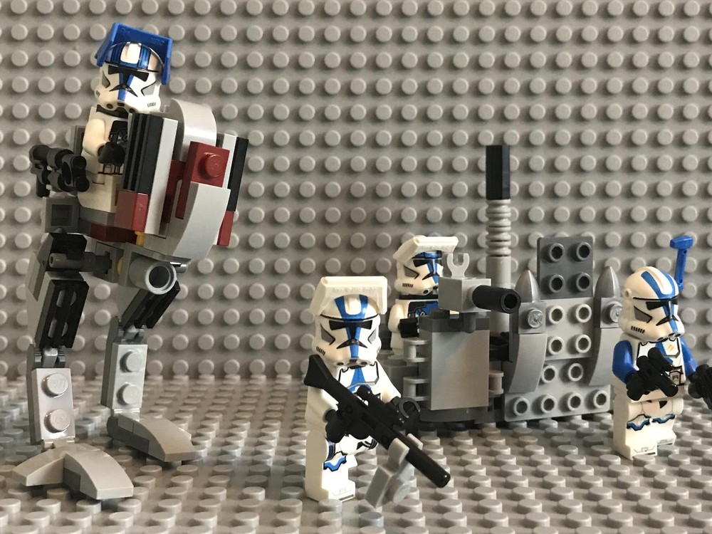 LEGO MOC AT-RT and fortifications by JacobH4H3 | Rebrickable - Build ...