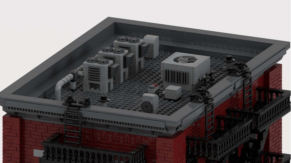 Lego Moc Rays Occult Roof Mod By Brother Bear Bricks Rebrickable