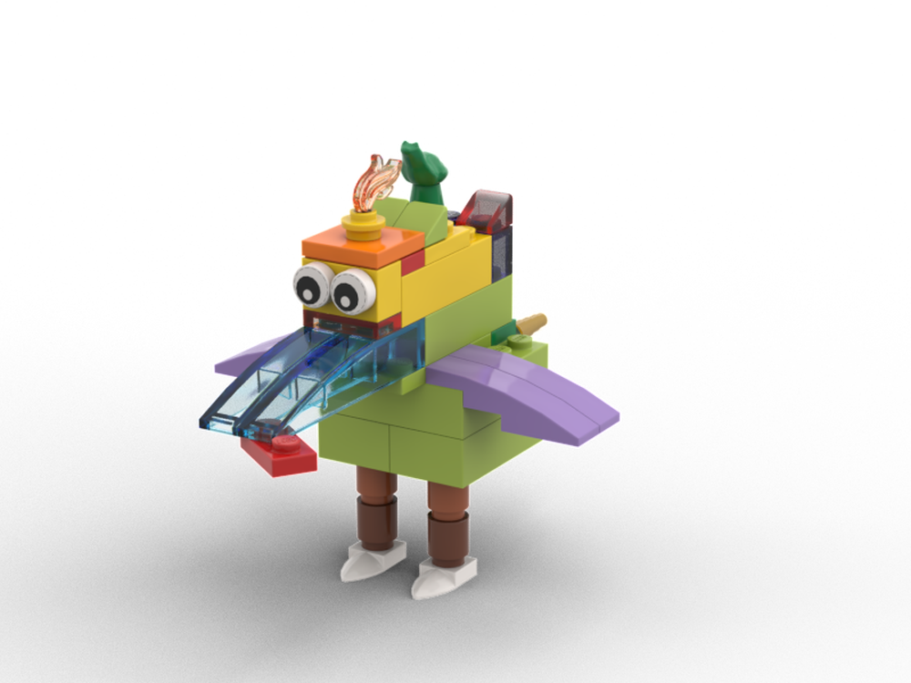 LEGO MOC Silly Bird by baincd | Rebrickable - Build with LEGO