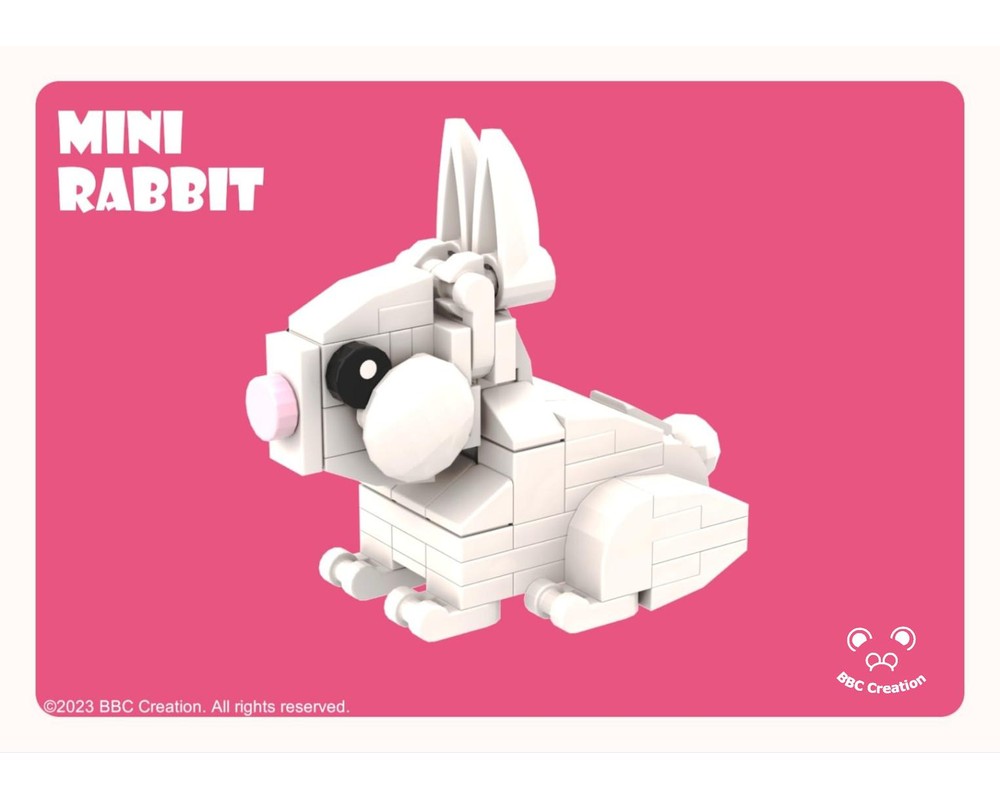 LEGO MOC Mini Rabbit by bbchai | Rebrickable - Build with LEGO