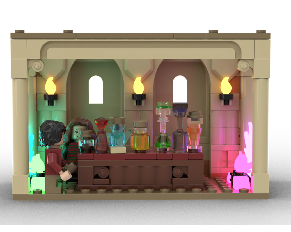 LEGO MOC Logic and Potions Obstacle by JD Bricks | Rebrickable - Build ...