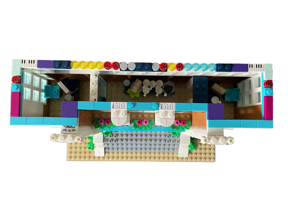 Lego Moc Town Hall Modular Alternate Build 2x 41682 By Re Bricked