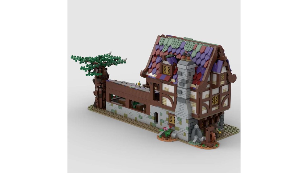 LEGO MOC Medieval Farm based on 21325 Medieval Blacksmith by JensDB ...