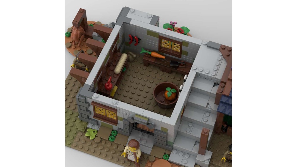 LEGO MOC Medieval Farm based on 21325 Medieval Blacksmith by JensDB ...