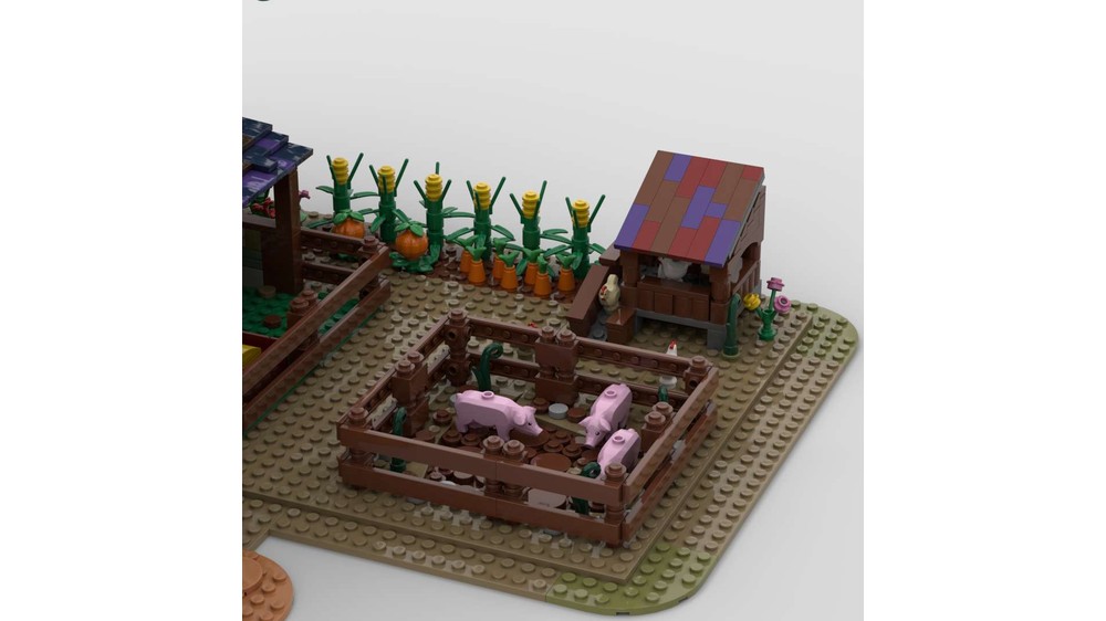 LEGO MOC Medieval Farm based on 21325 Medieval Blacksmith by JensDB ...