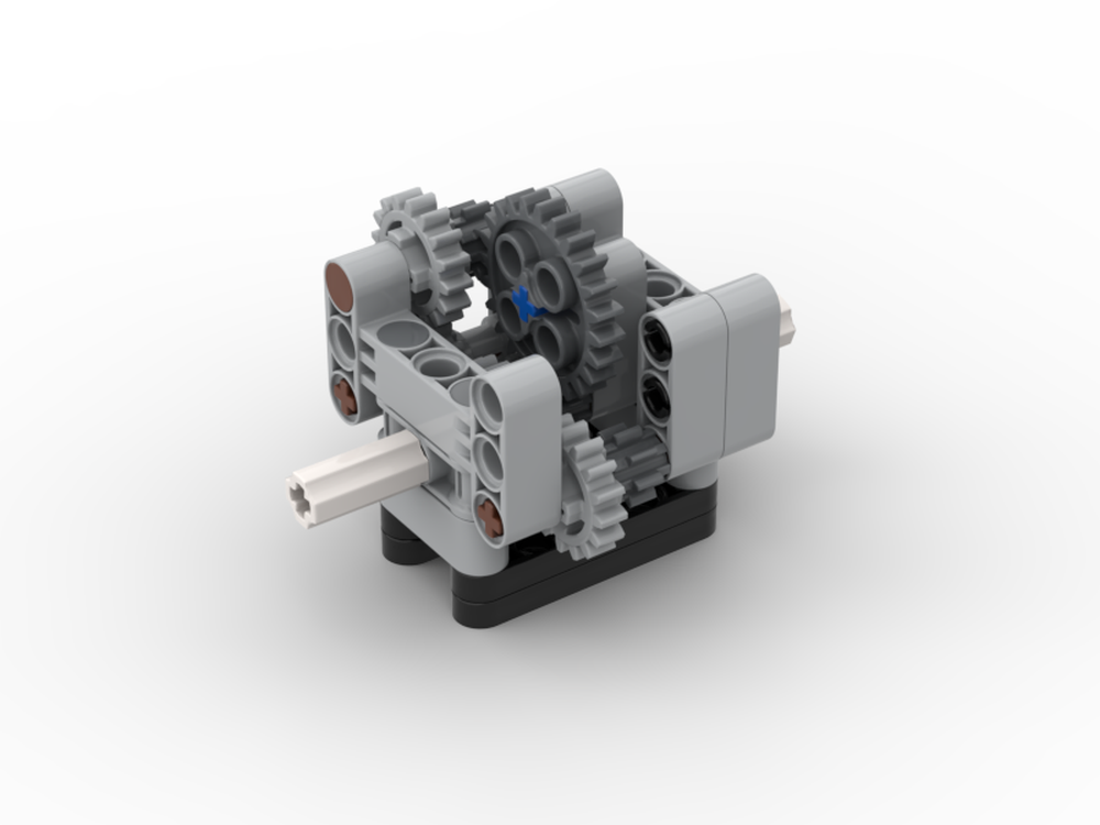 LEGO MOC One Output Direction Mechanism by BD Technic | Rebrickable ...