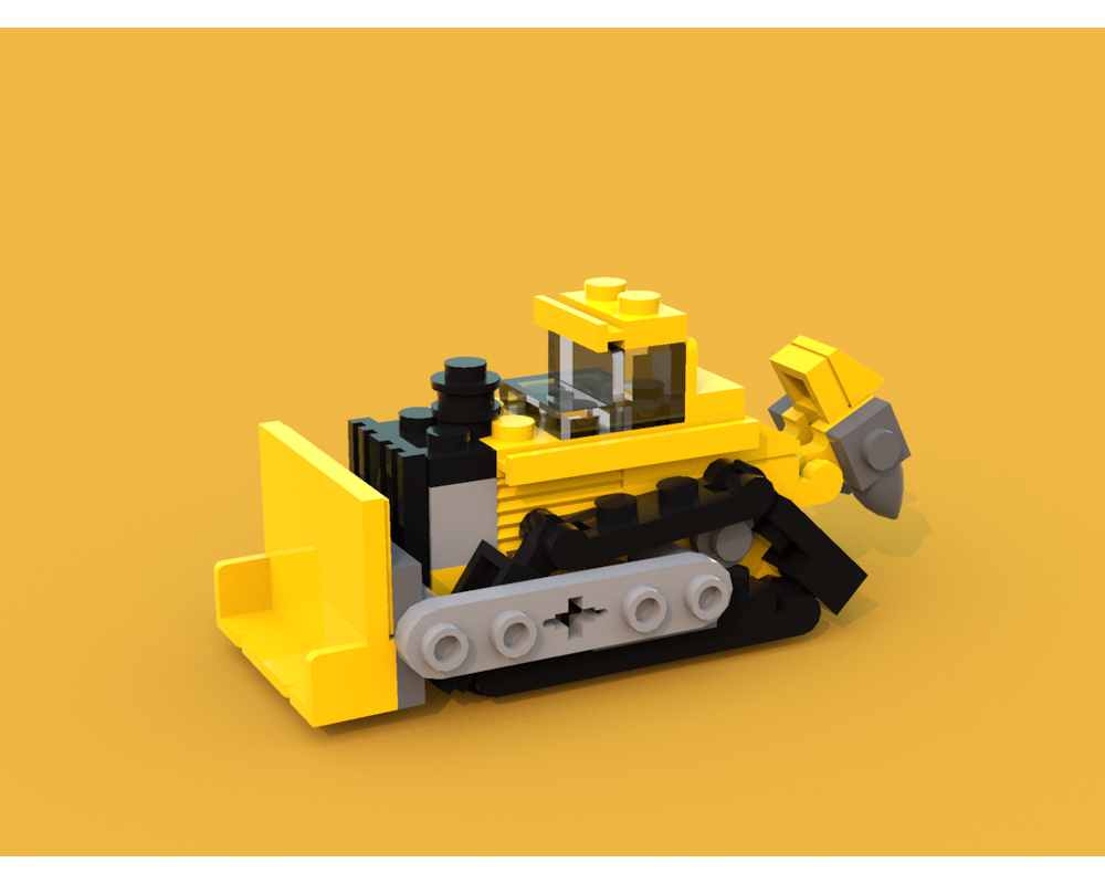 LEGO MOC D-9 Bulldozer by LegoOri | Rebrickable - Build with LEGO