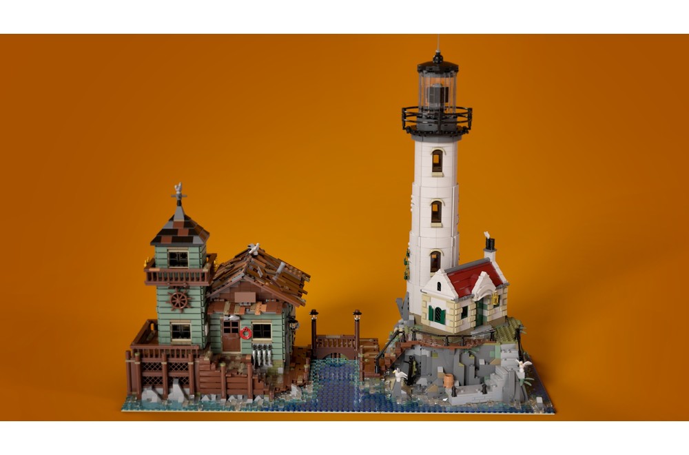 LEGO MOC Lighthouse at the Fishing Store by TOB1bricks | Rebrickable ...