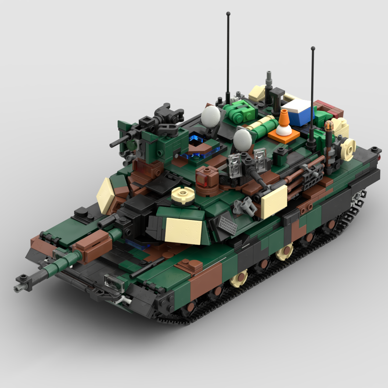 LEGO MOC M1A2 Abrams SEP V2 by pieces_of.akom | Rebrickable - Build ...