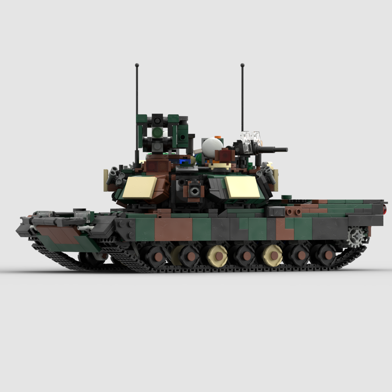 LEGO MOC M1A2 Abrams SEP V2 by pieces_of.akom | Rebrickable - Build ...