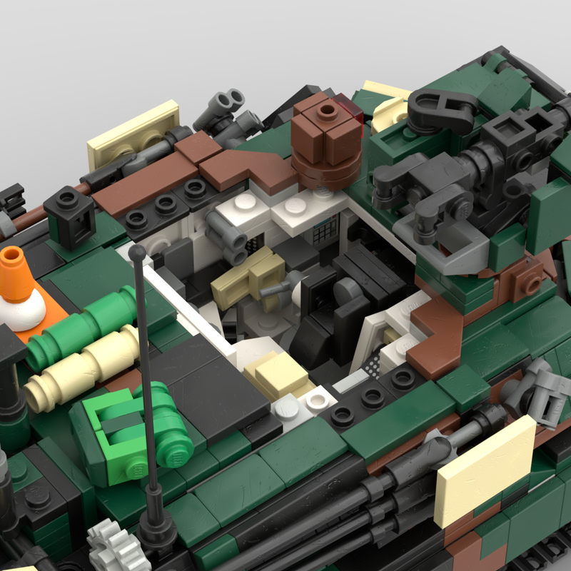 LEGO MOC M1A2 Abrams SEP V2 by pieces_of.akom | Rebrickable - Build ...