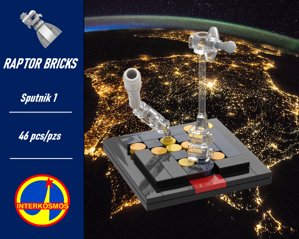 LEGO MOC Sputnik 1 (at 1:110 Scale) by RAPTOR BRICKS | Rebrickable ...